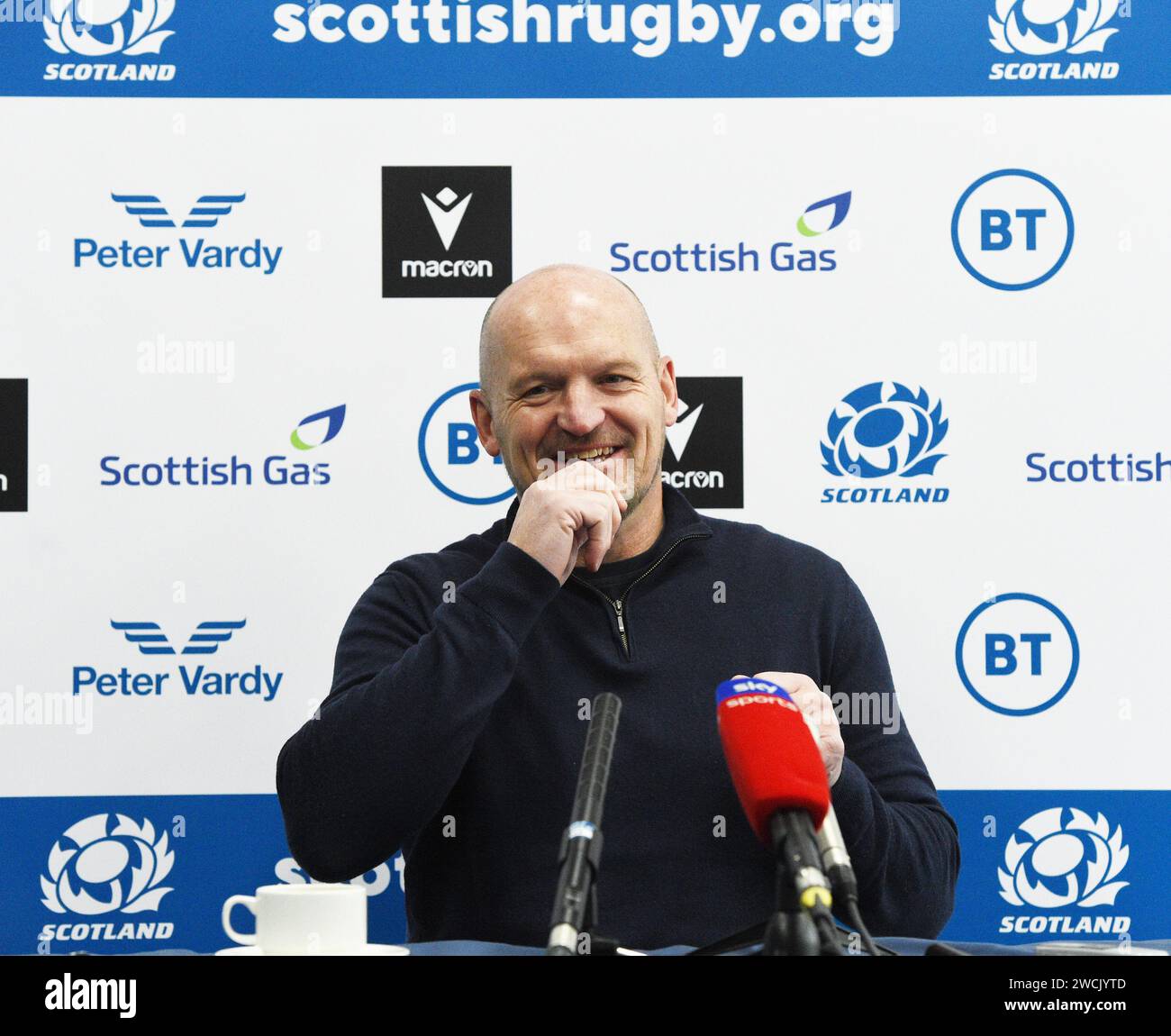 Scottish Gas Murrayfield .Edinburgh.Scotland, UK. 16th Jan, 2024 ...