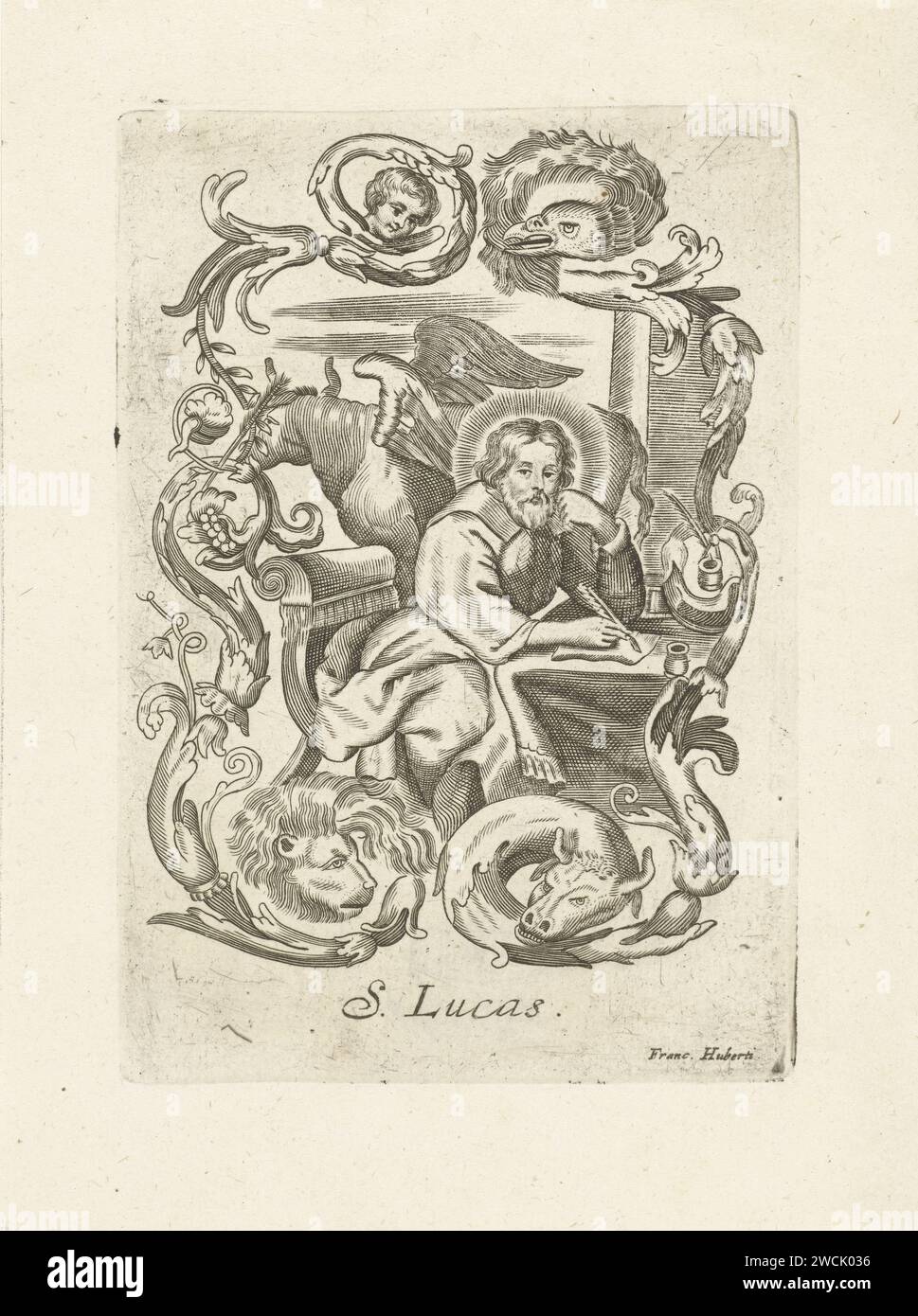 St luke the evangelist writing hi-res stock photography and images - Alamy