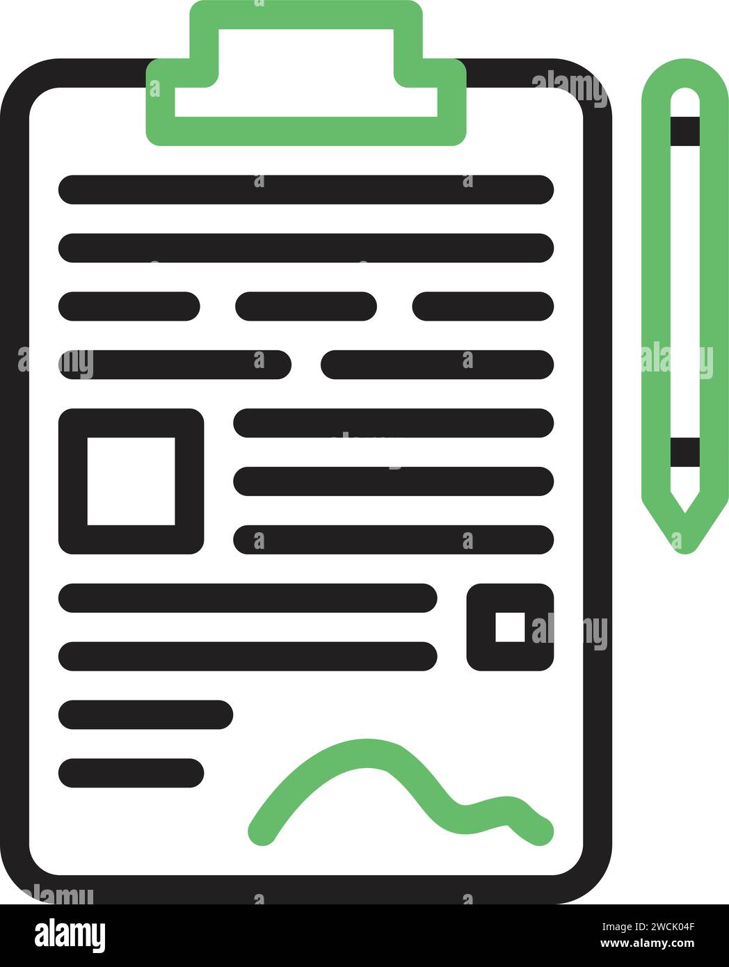 Contractual agreement Stock Vector Images - Alamy