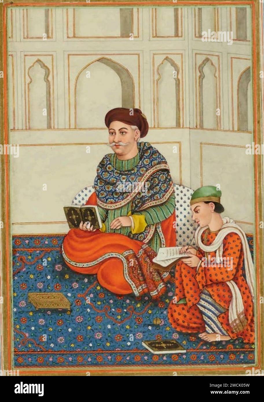 A Khattri nobleman, in 'Kitab-i tasrih al-aqvam' by Col. James Skinner ...