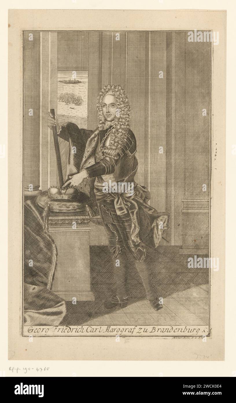PortraT van Georg Friedrich Karl von Brandenburg -Bayreuth, Melchior ...