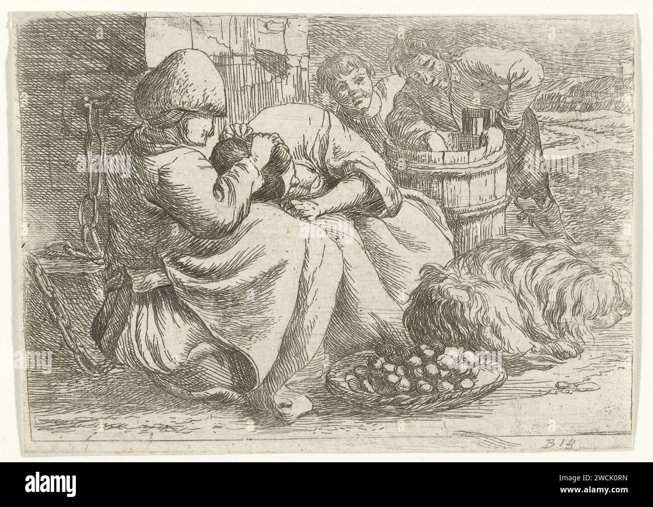 Delousing scene hi-res stock photography and images - Alamy