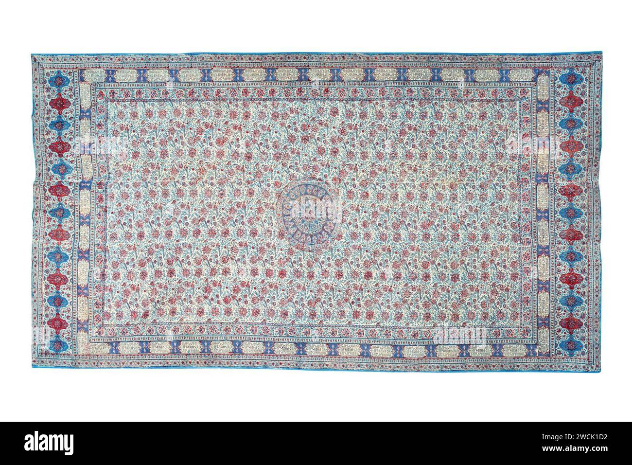 A liturgical cotton kalamkari banqueting cloth; the Armenian community ...