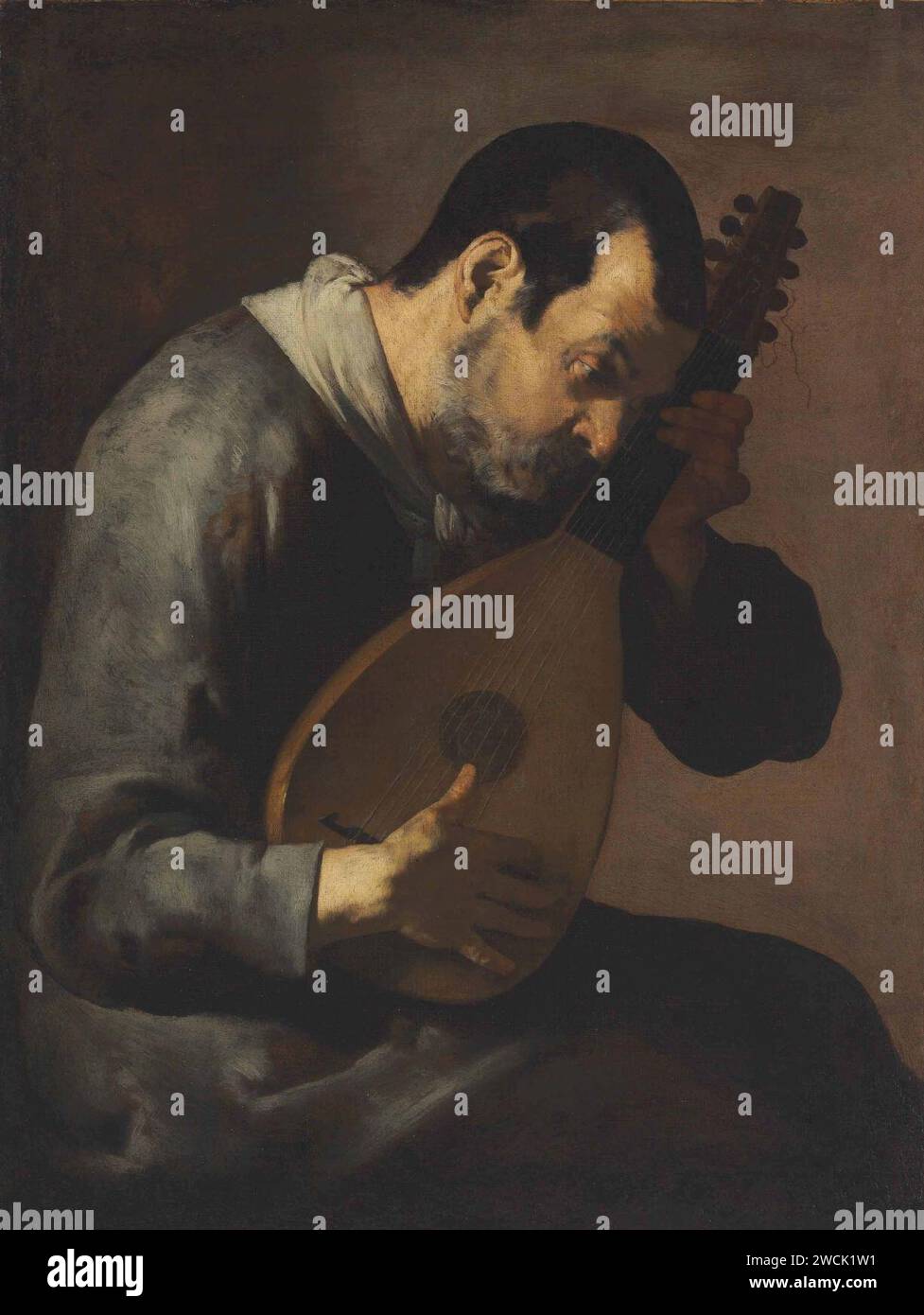 A man playing a lute hi-res stock photography and images - Alamy