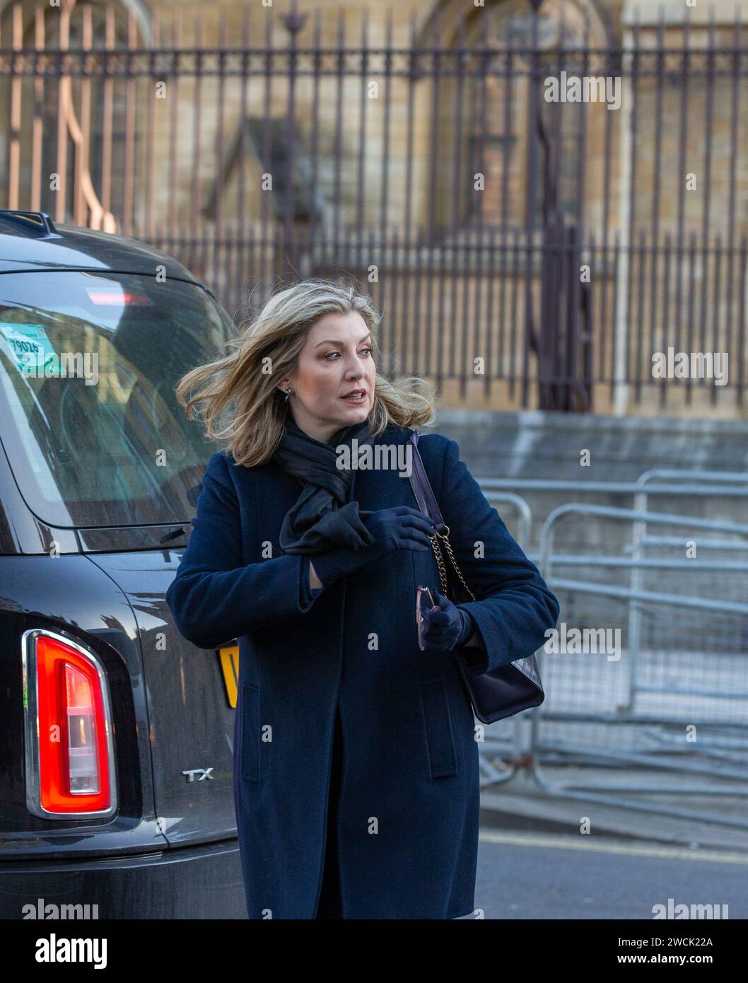 London, uk, 16th Jan 2024 Penny Mordaunt, Leader of the House of ...