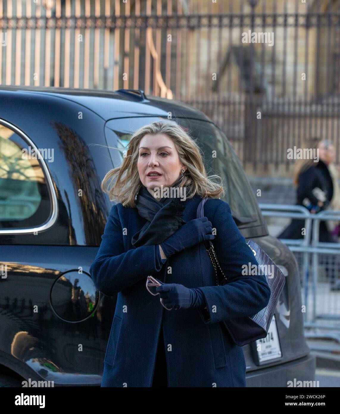 London, uk, 16th Jan 2024 Penny Mordaunt, Leader of the House of ...