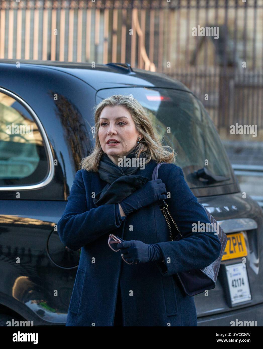 London, uk, 16th Jan 2024 Penny Mordaunt, Leader of the House of ...