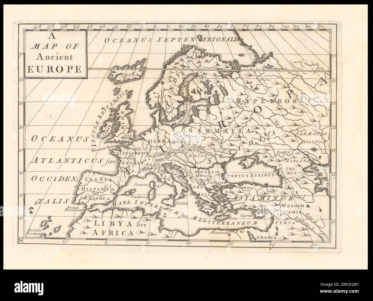 A map of ancient Europe (FL33132593 2522666 Stock Photo - Alamy