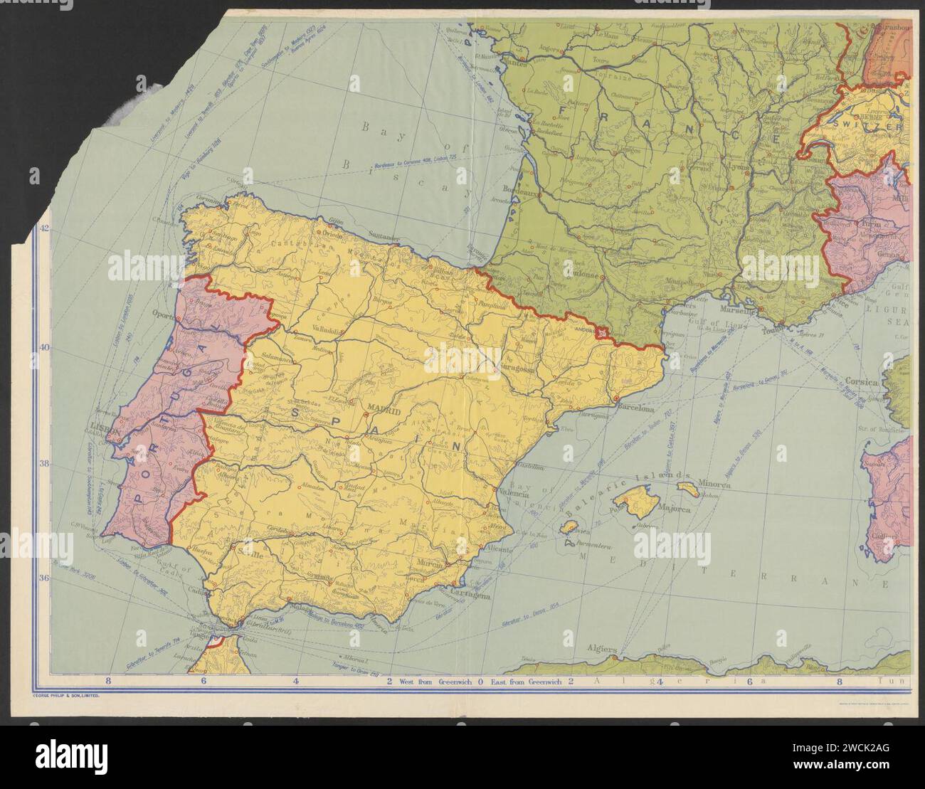 A map of Europe to illustrate territorial changes since 1914 (5003859b ...