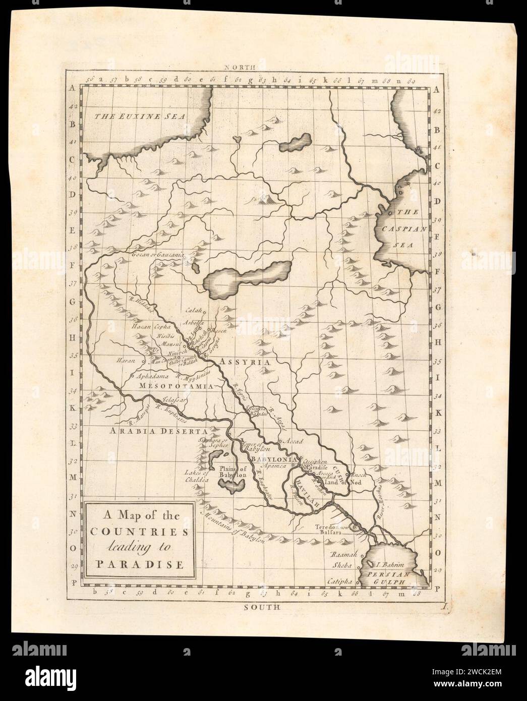 A map of the countries leading to Paradise (FL13729657 2515828 Stock ...