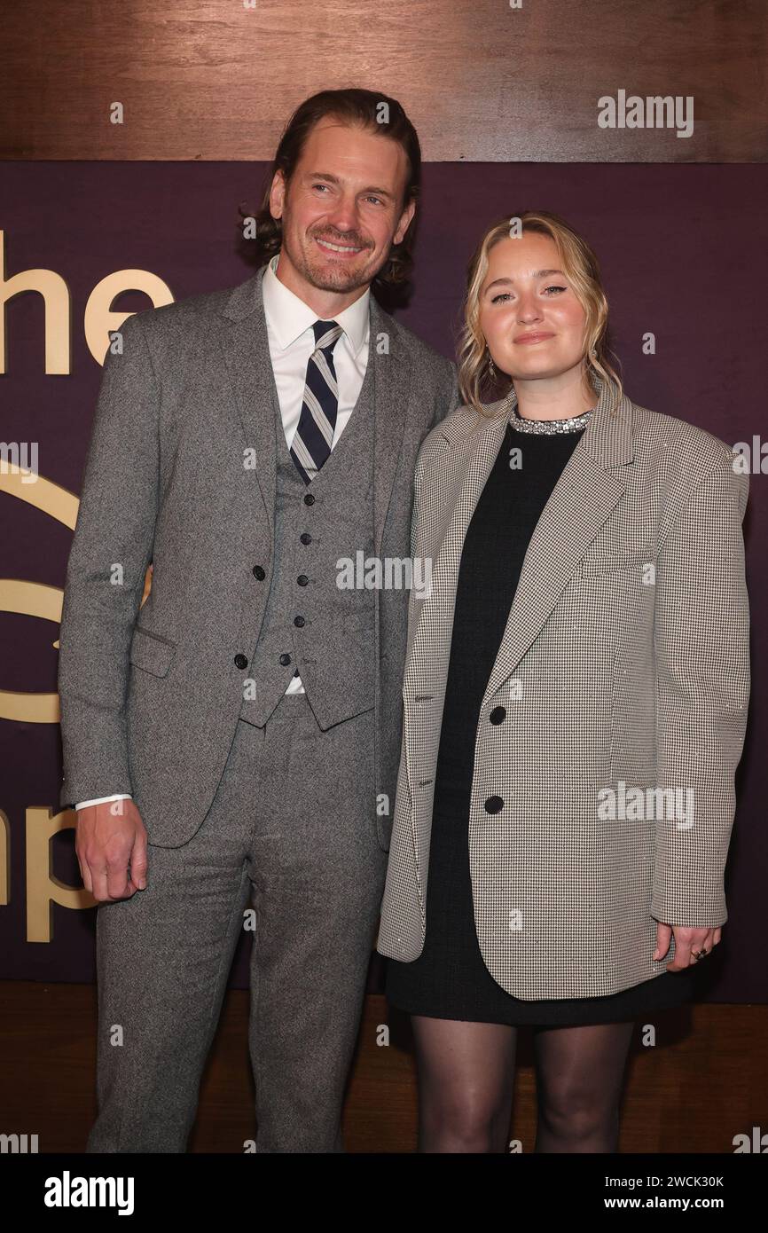 Los Angeles, Ca. 15th Jan, 2024. Josh Pence and AJ Michalka at The Walt ...