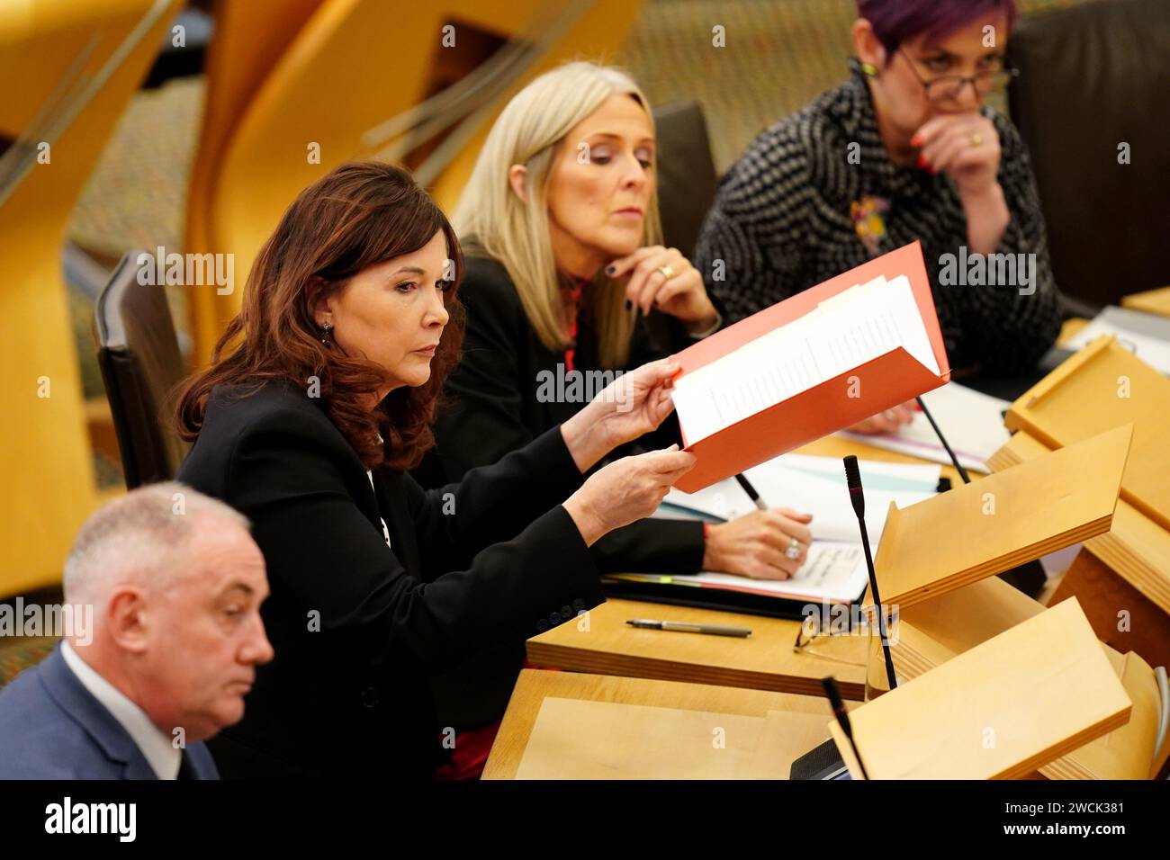 The Lord Advocate Dorothy Bain KC delivers a statement on the Post ...