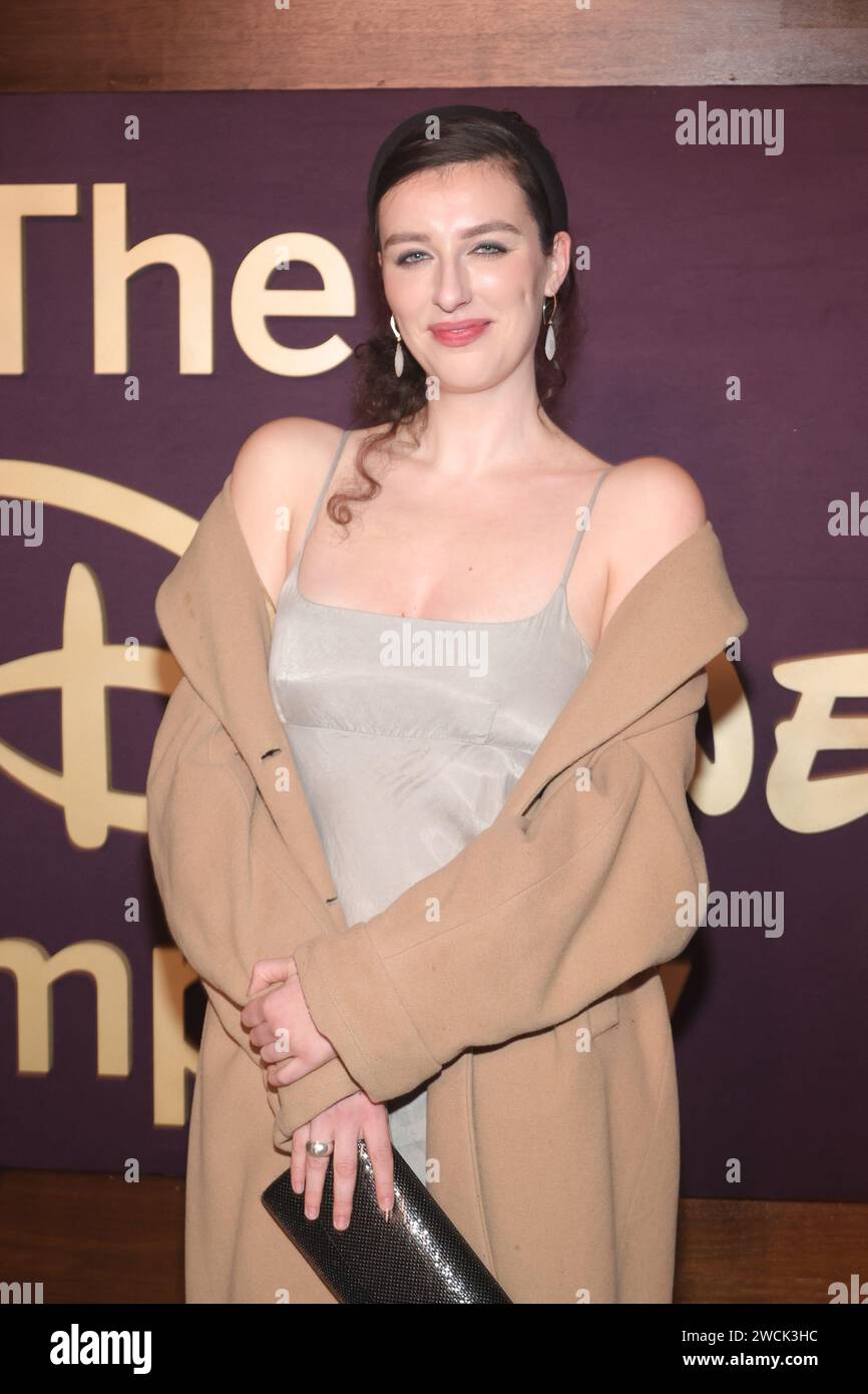 Los Angeles, Ca. 15th Jan, 2024. Brenna Coates at The Walt Disney ...