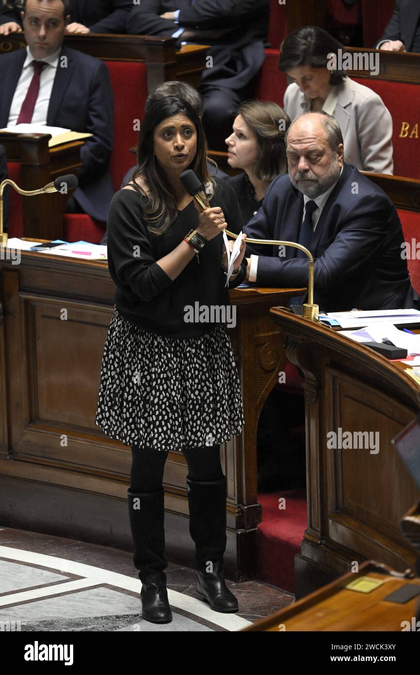 French Government's Spokesperson Prisca Thevenot during a session of ...