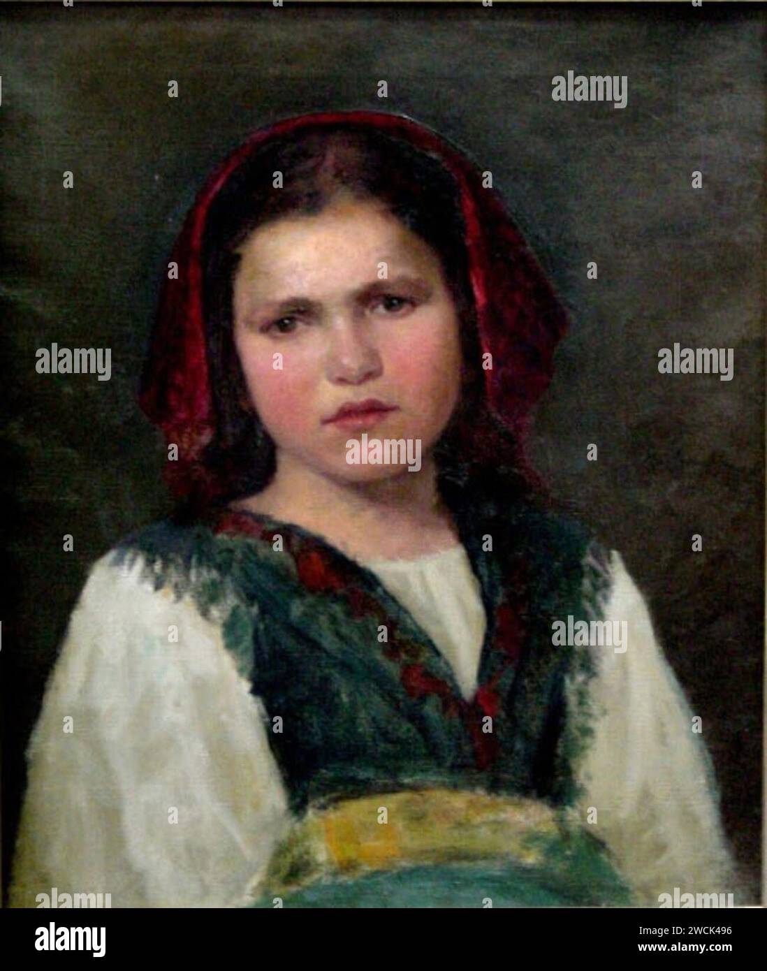 A Neapolitan girl - Alexei Harlamov Stock Photo - Alamy