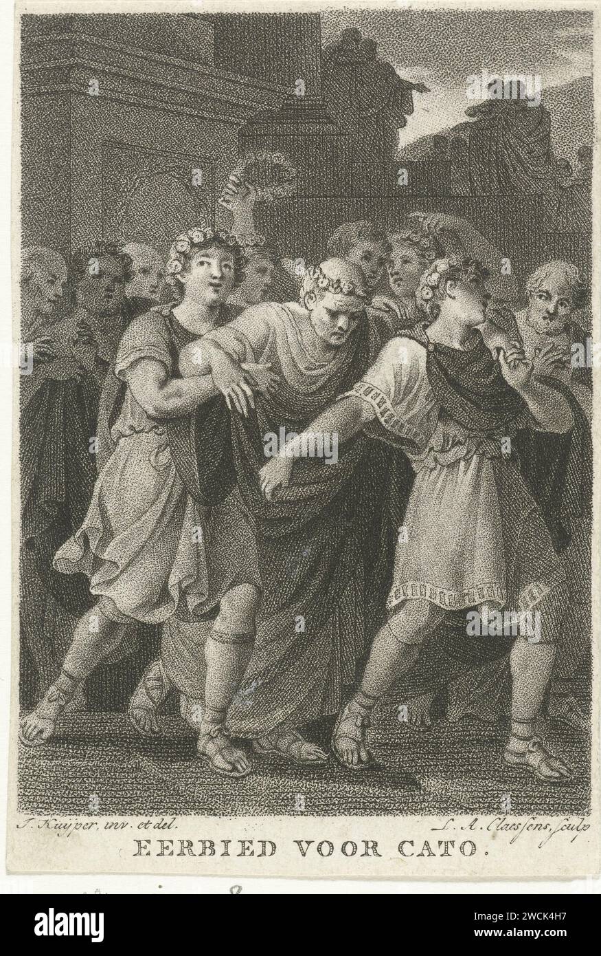 The People drives to the party in honor of Cato, Lambertus Antonius ...