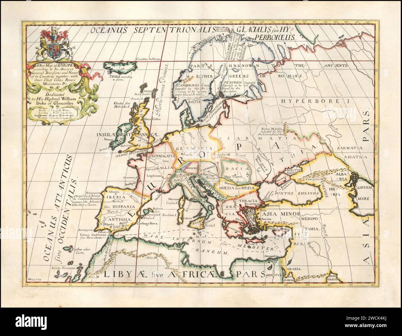 A New Map of Europe according to its Ancient General Divisions and ...