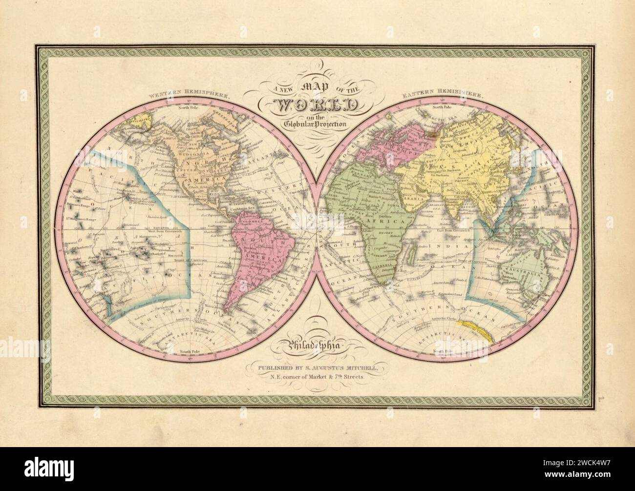 A new universal atlas containing maps of the various empires, kingdoms ...
