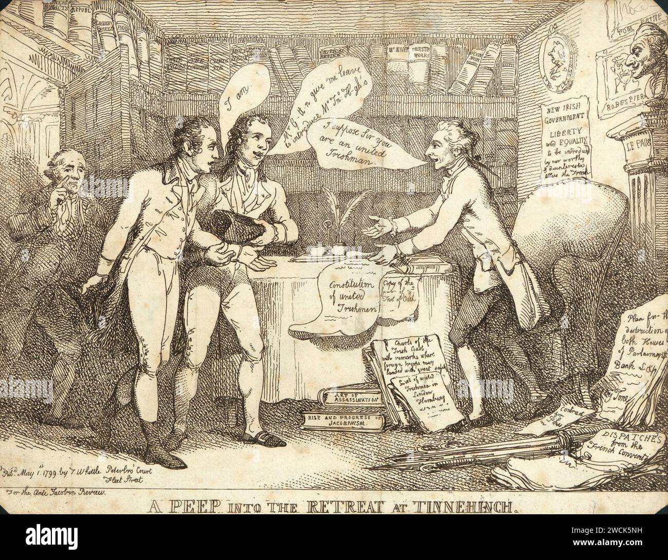 A Peep Into the Retreat at Tinnehinch (NAPOLEON 149 Stock Photo - Alamy