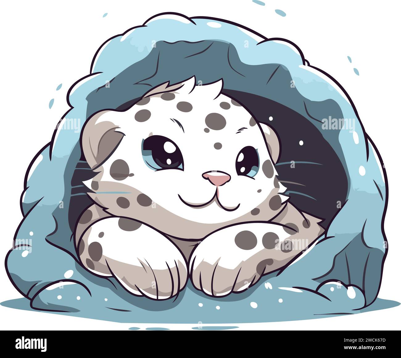 Snow blanket Stock Vector Images - Alamy