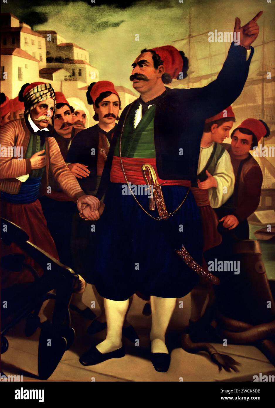 Antonios Oikonomou starts the revolution at Hydra Island National ...