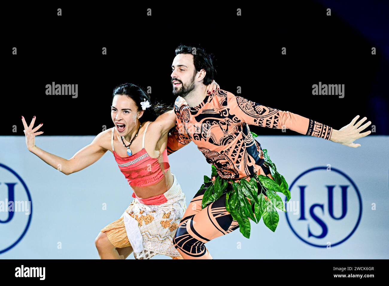 Jennifer JANSE VAN RENSBURG & Benjamin STEFFAN (GER), during Exhibition ...