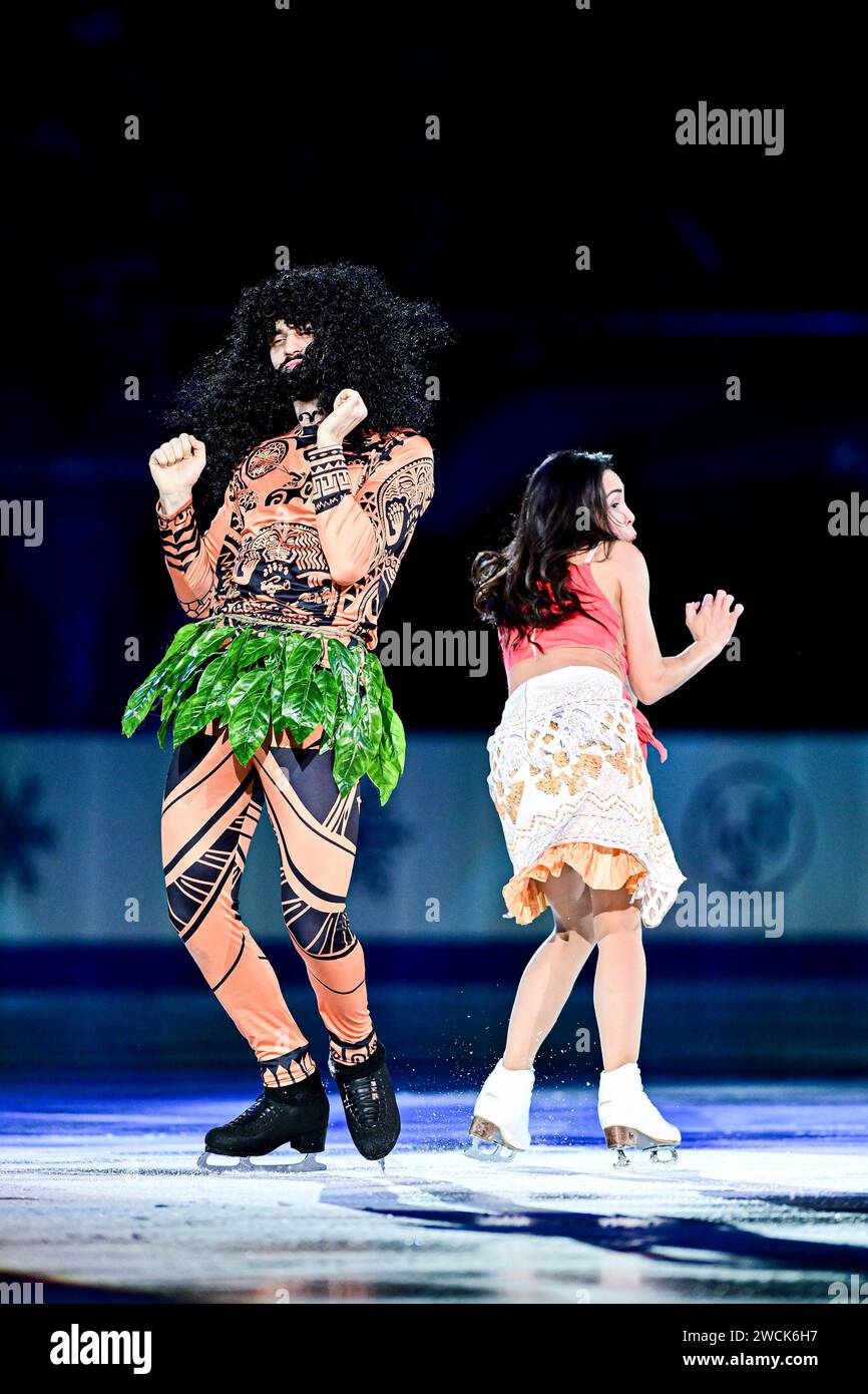 Jennifer JANSE VAN RENSBURG & Benjamin STEFFAN (GER), during Exhibition ...