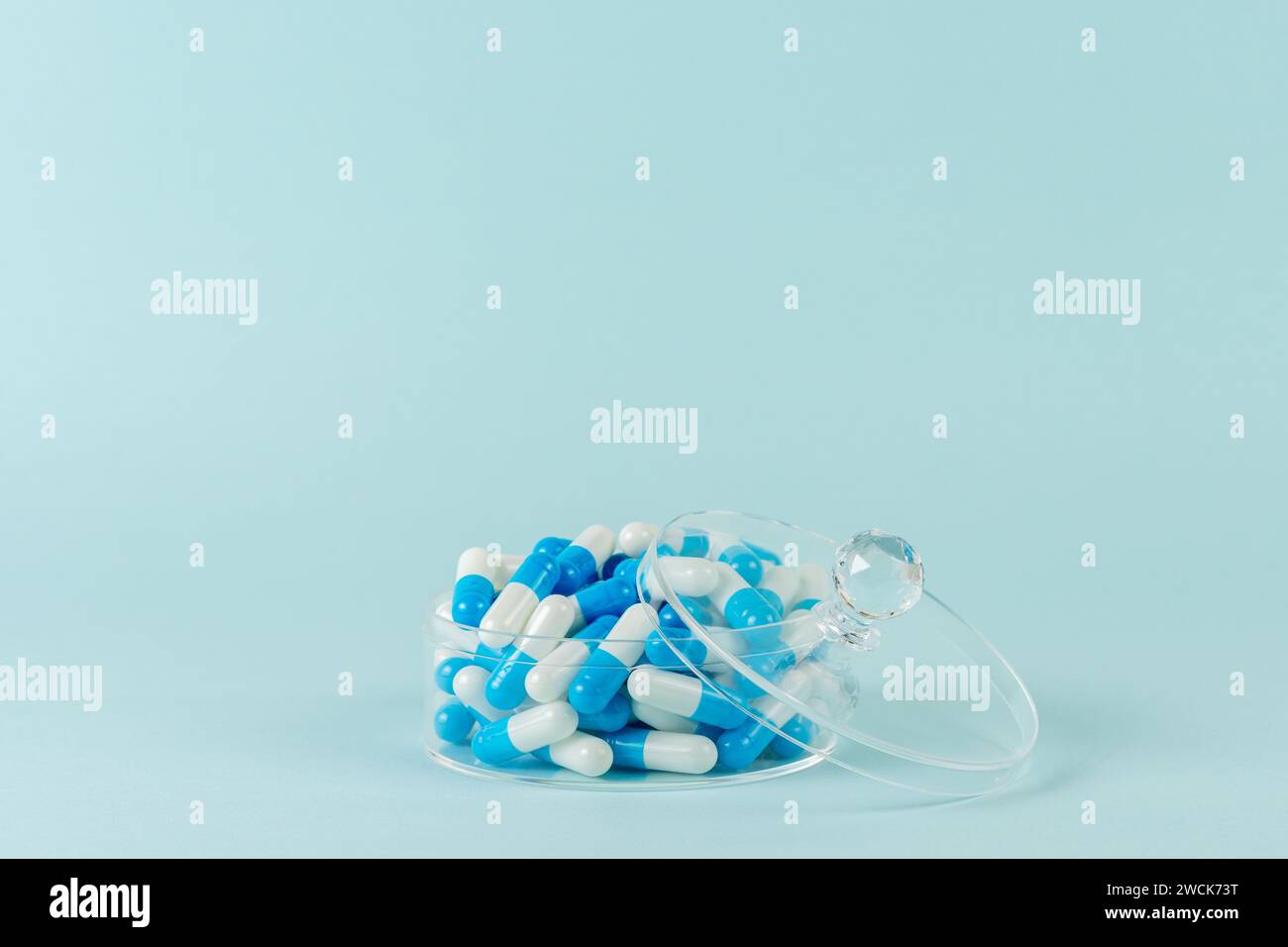 Recreational drug blue capsule hi-res stock photography and images - Alamy