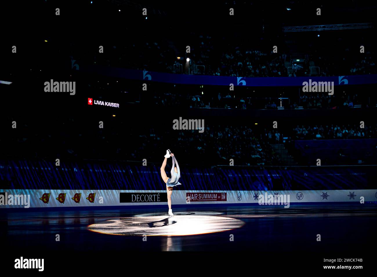 Livia KAISER (SUI), during Exhibition Gala, at the ISU European Figure ...