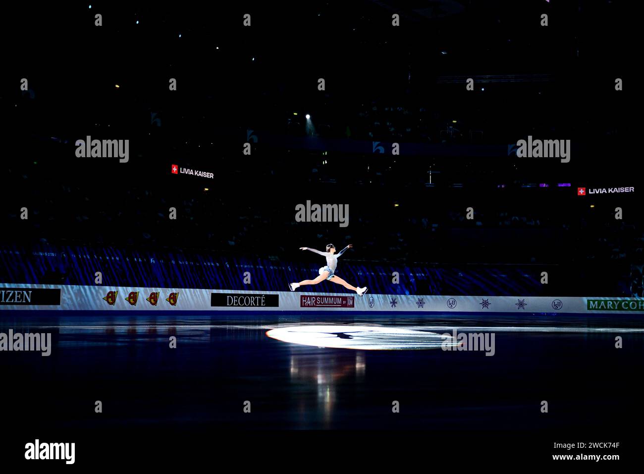 Livia KAISER (SUI), during Exhibition Gala, at the ISU European Figure ...