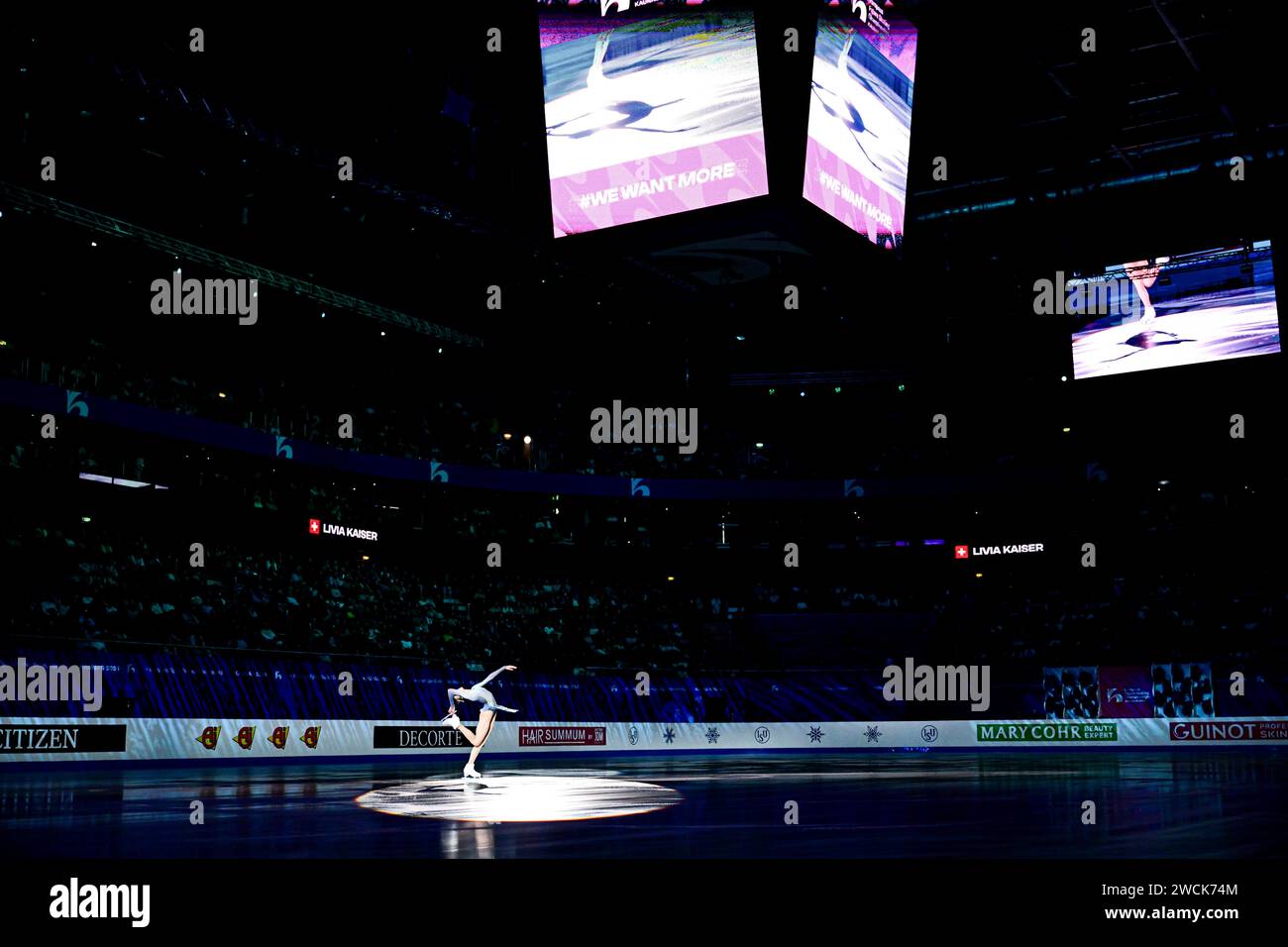 Livia KAISER (SUI), during Exhibition Gala, at the ISU European Figure ...
