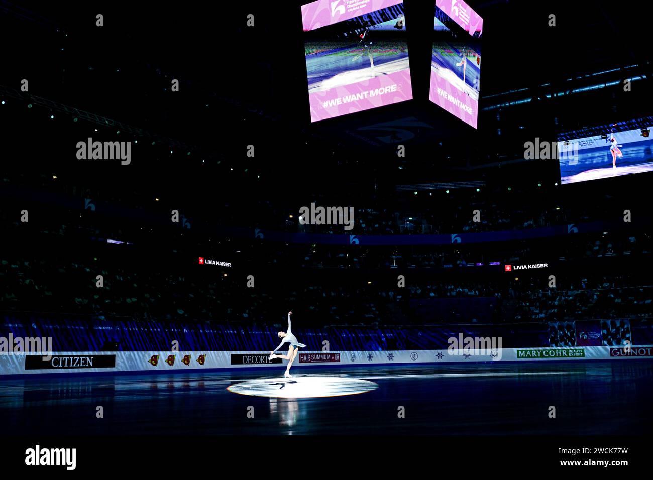Livia KAISER (SUI), during Exhibition Gala, at the ISU European Figure ...