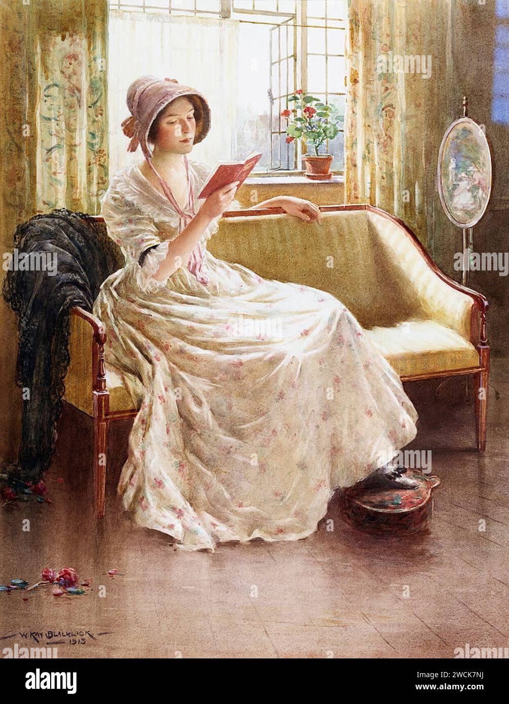 William kay blacklock a quiet read hi-res stock photography and images ...