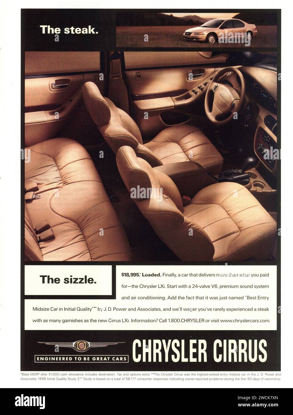 Vintage "Time Magazine" 15 February 1999 issue Advert, USA Stock Photo ...