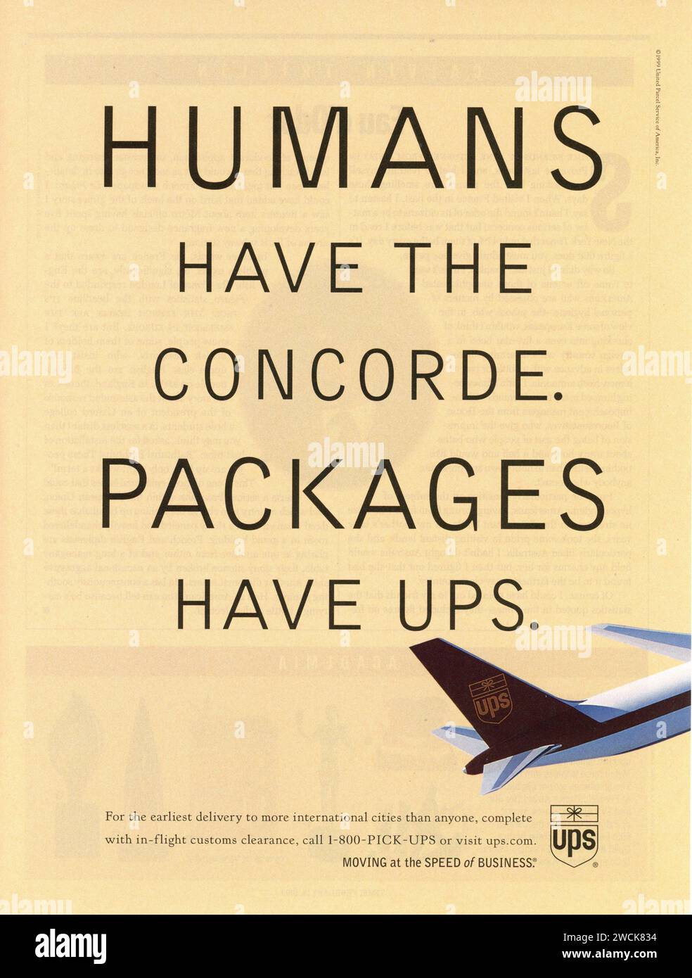 Vintage "Time Magazine" 15 February 1999 issue Advert, USA Stock Photo ...