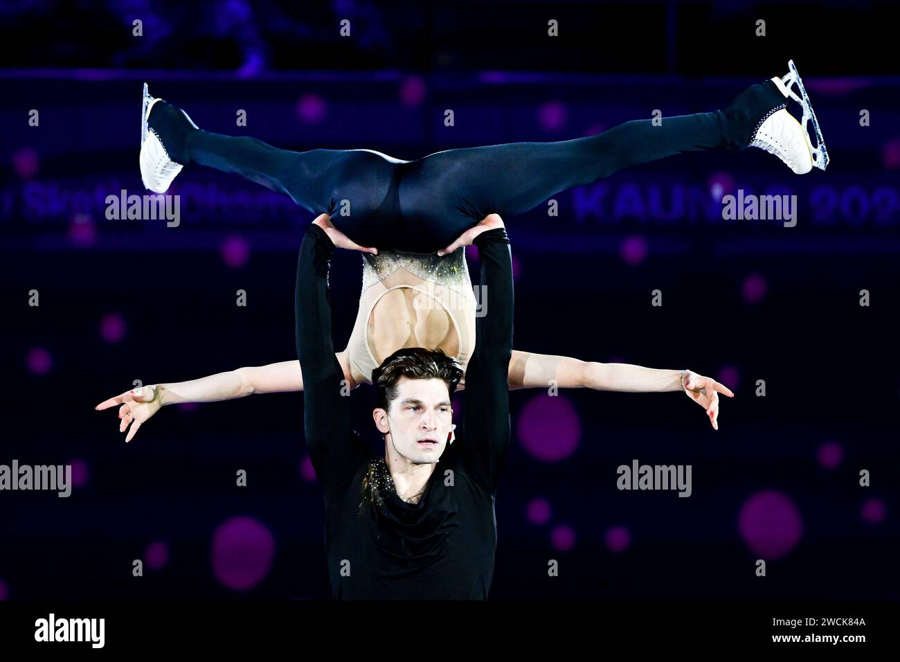 Lucrezia BECCARI & Matteo GUARISE (ITA), during Exhibition Gala, at the ...
