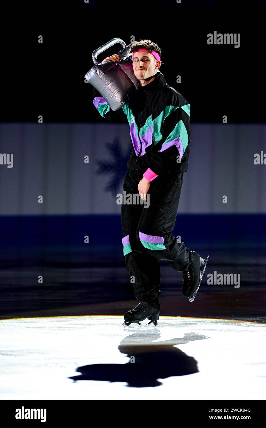 Lukas BRITSCHGI (SUI), during Exhibition Gala, at the ISU European ...