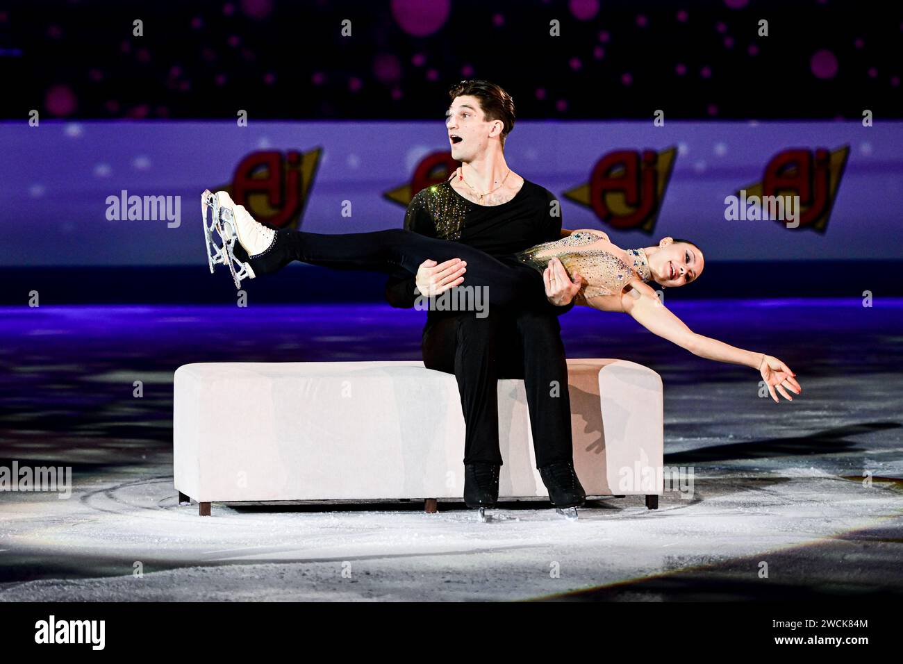 Lucrezia BECCARI & Matteo GUARISE (ITA), during Exhibition Gala, at the ...