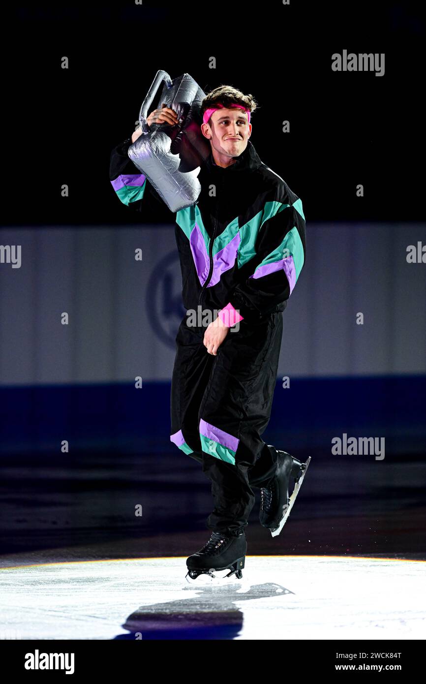 Lukas BRITSCHGI (SUI), during Exhibition Gala, at the ISU European ...