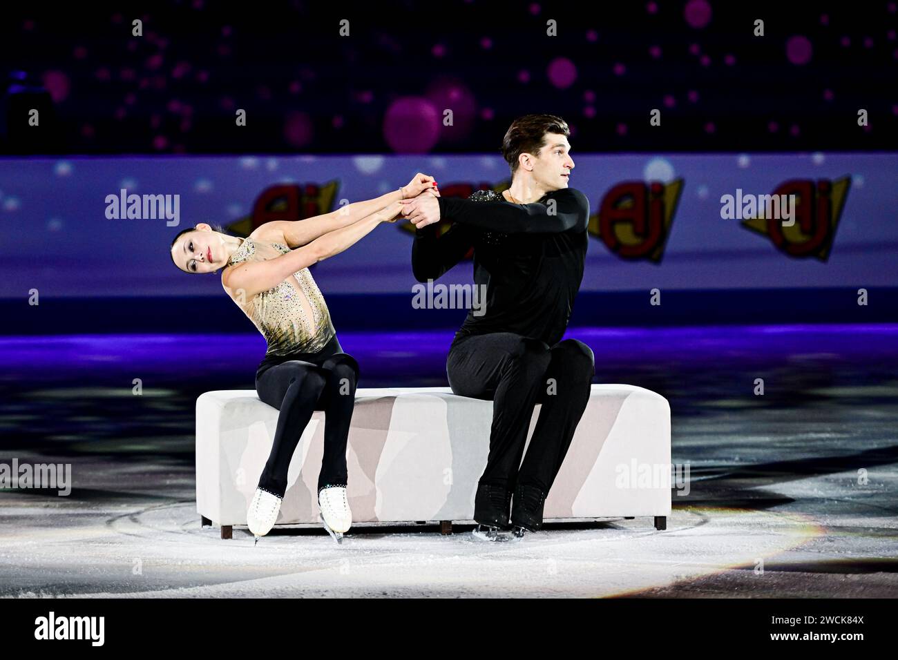 Lucrezia BECCARI & Matteo GUARISE (ITA), during Exhibition Gala, at the ...