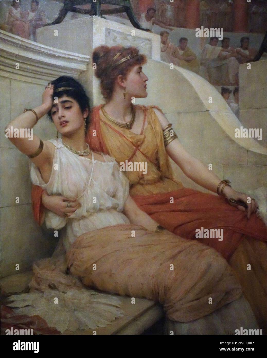 A Roman Holiday - Frank Skipworth, c.1889 Stock Photo - Alamy