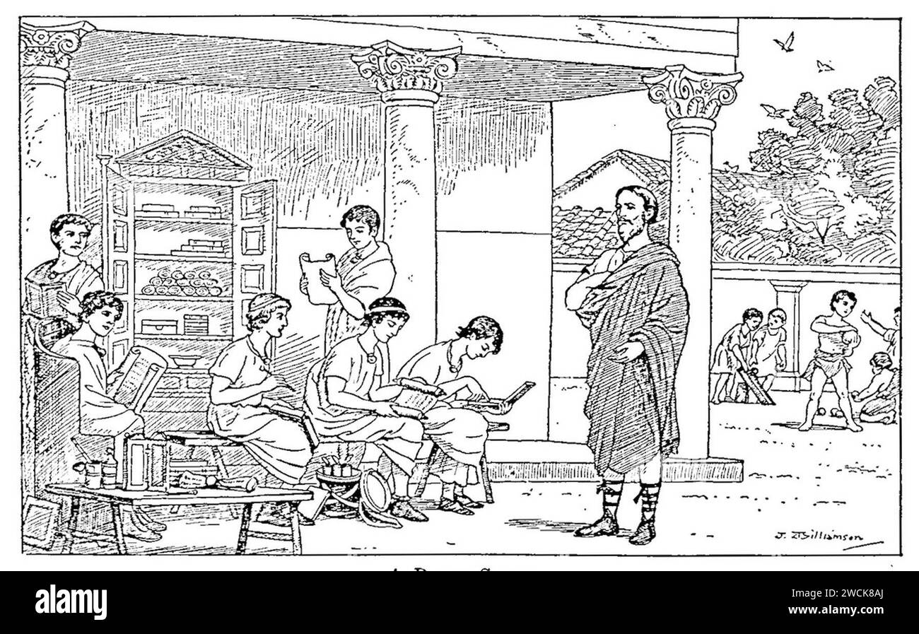 School roman Black and White Stock Photos & Images - Alamy