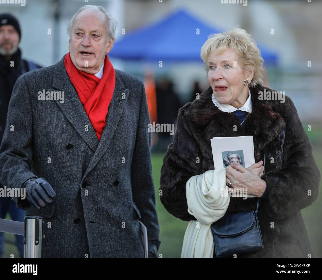 London, UK. 16th Jan, 2024. Neil and Christine Hamilton. Attendees at ...