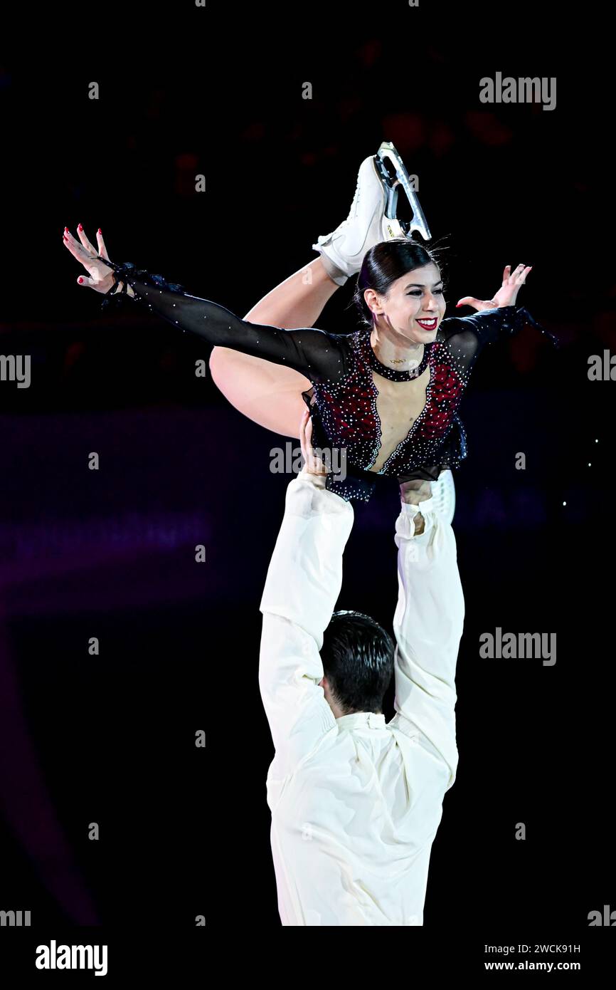 Rebecca GHILARDI & Filippo AMBROSINI (ITA), during Exhibition Gala, at the ISU European Figure ...