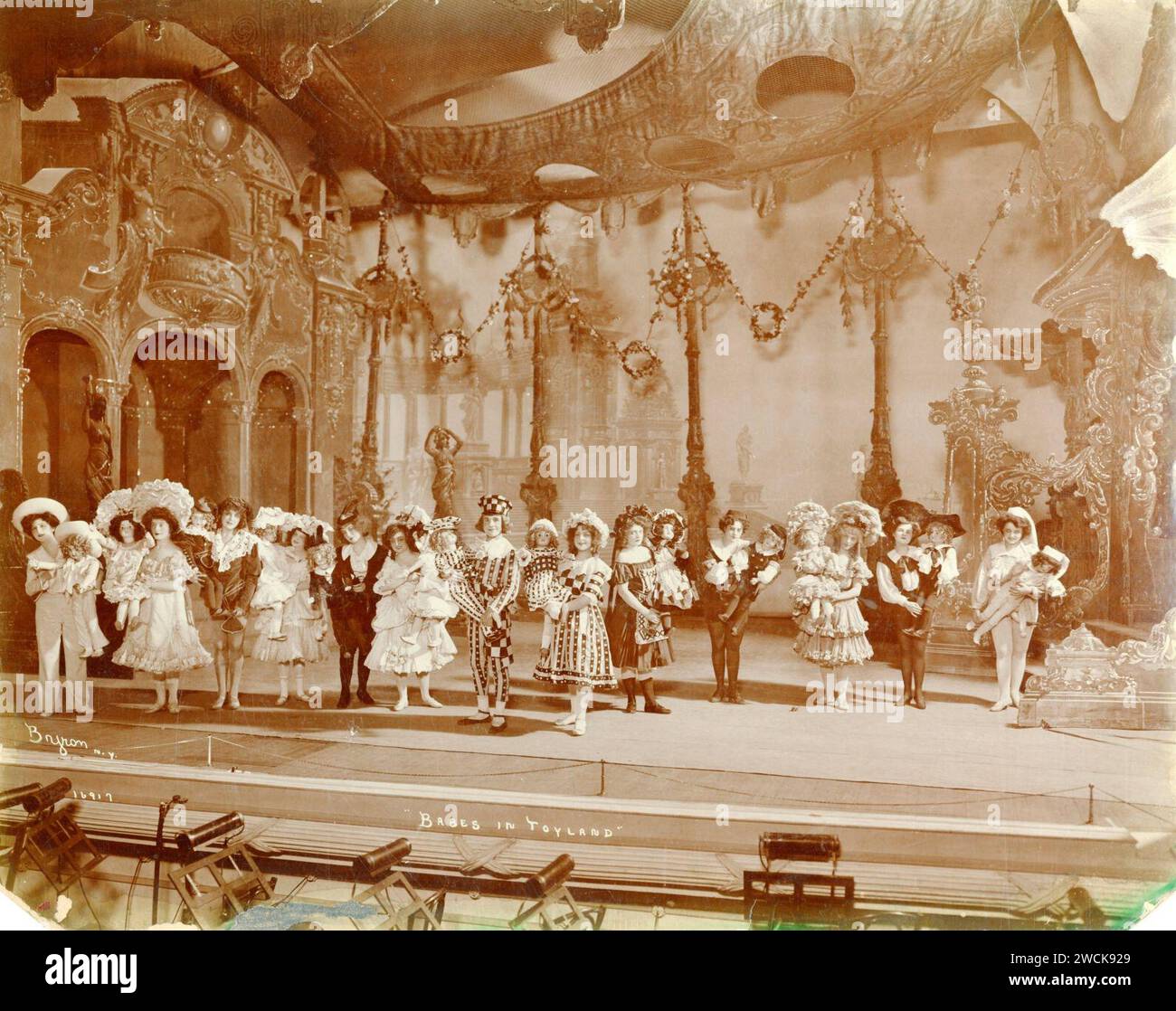A scene from ''Babes in Toyland'' which opened at the Grand Opera House ...