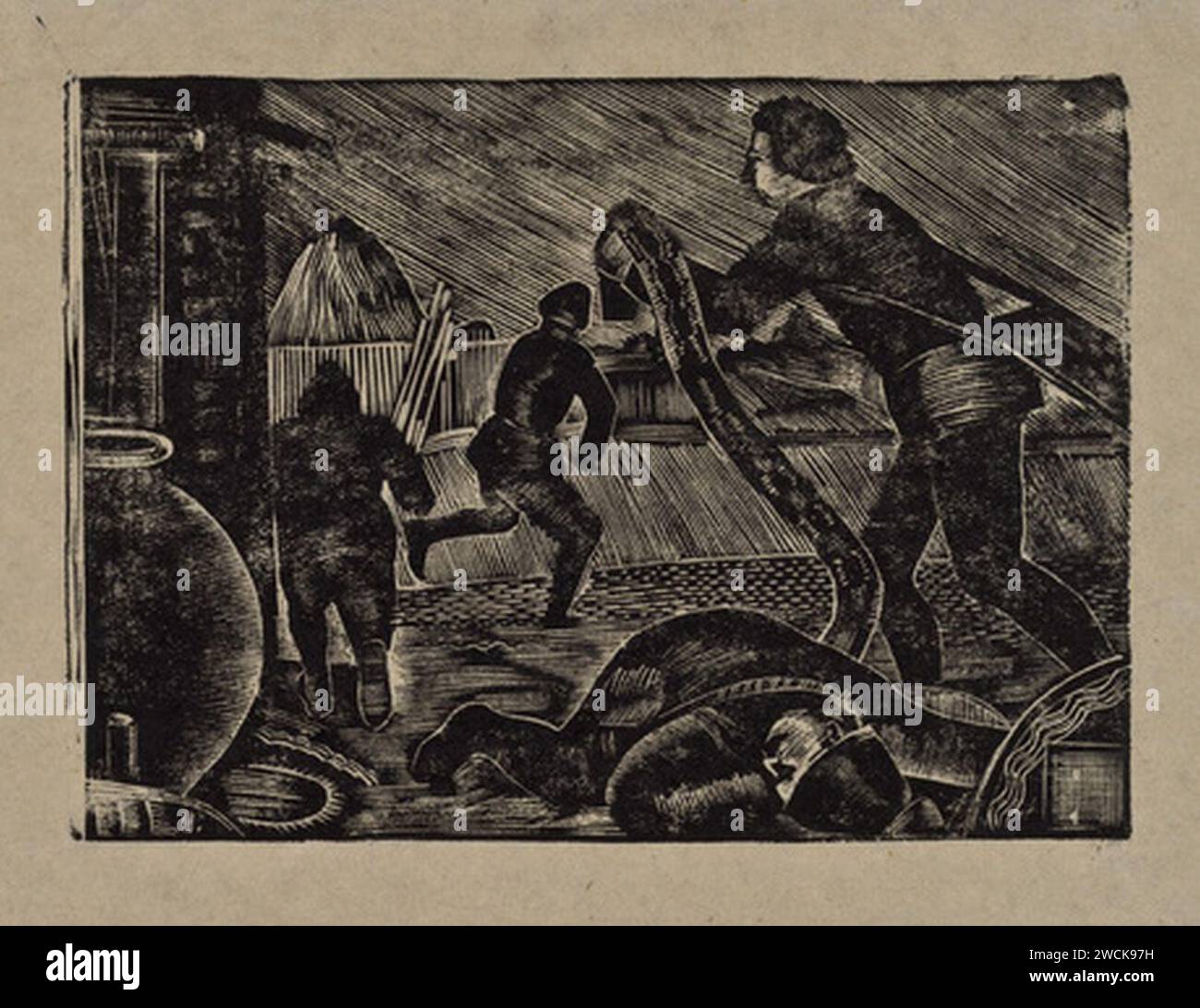 A scene from Davit of Sasun, by Sargis Hovhannisyan Stock Photo - Alamy