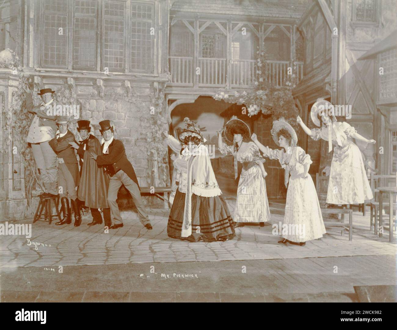 A scene from ''Mr Pickwick'' Stock Photo - Alamy