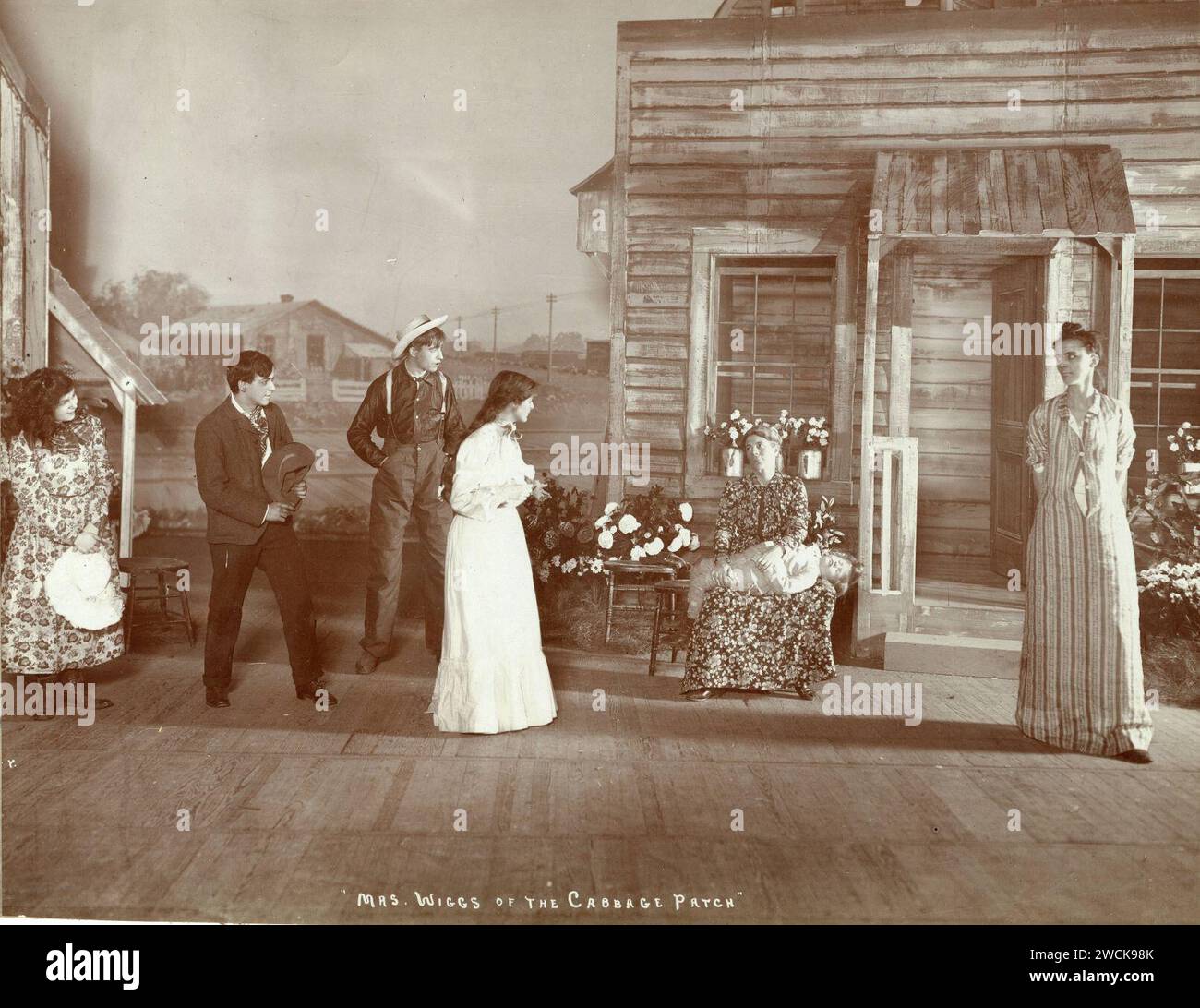 A scene from ''Mrs Wiggs of the Cabbage Patch'' Stock Photo - Alamy