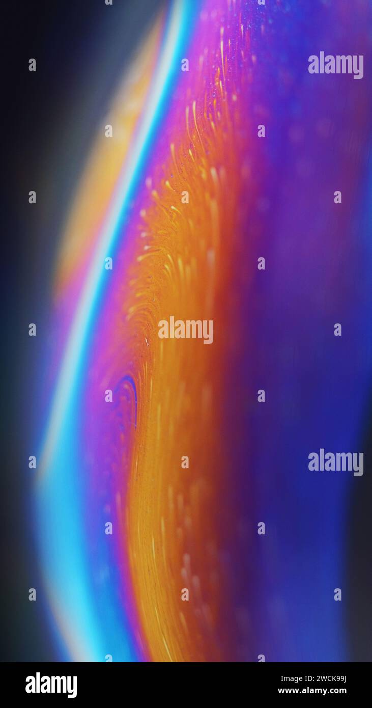 Rainbow defocused flow chemical hi-res stock photography and images - Alamy