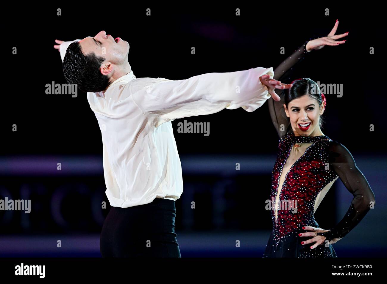 Rebecca GHILARDI & Filippo AMBROSINI (ITA), during Exhibition Gala, at the ISU European Figure ...